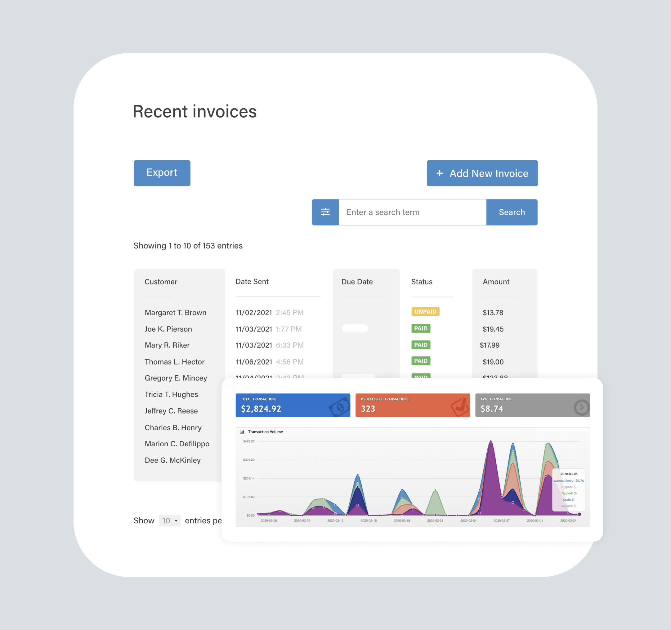 Accept payments & print receipts an all-in-one device with SwipeSimple Terminal